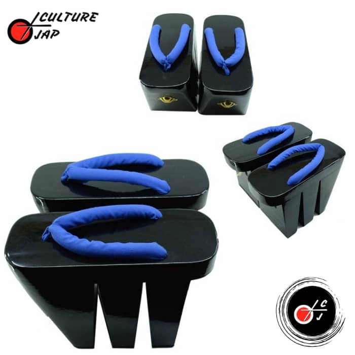 Tong haute femme à 3 dents - Luxueuse Senryou Geta du Japon